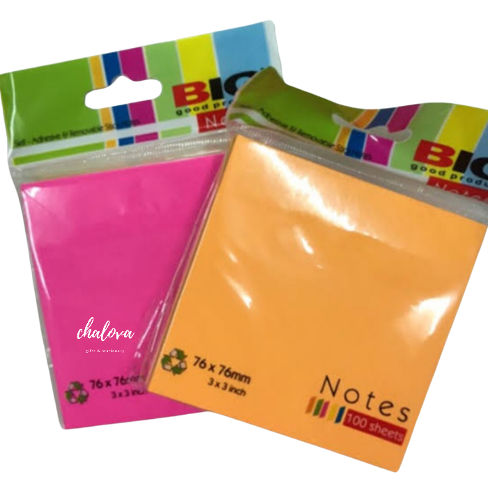 Jual [LUSIN] STICKY NOTE / PEMBATAS BUKU/PENANDA BIG 76x76 ISI 12 ...