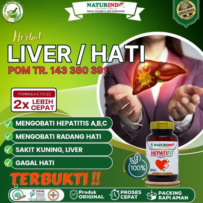 Jual Obat Liver Hepatitis Penyakit Kuning Hati Bengkak Radang Herbal Bpom | Shopee Indonesia