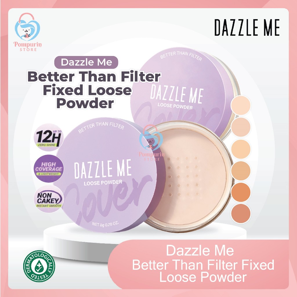 Jual Dazzle Me Better Than Filter Fixed Loose Powder 8gr - Bedak Tabur ...