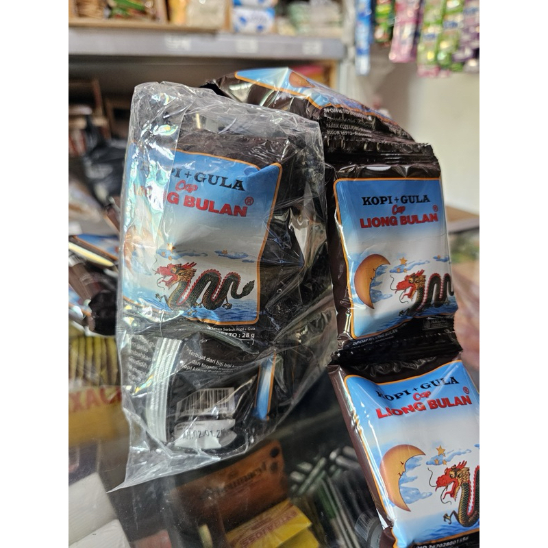 Jual kopi Liong gula /liong bulan (1pac isi 20bks) | Shopee Indonesia