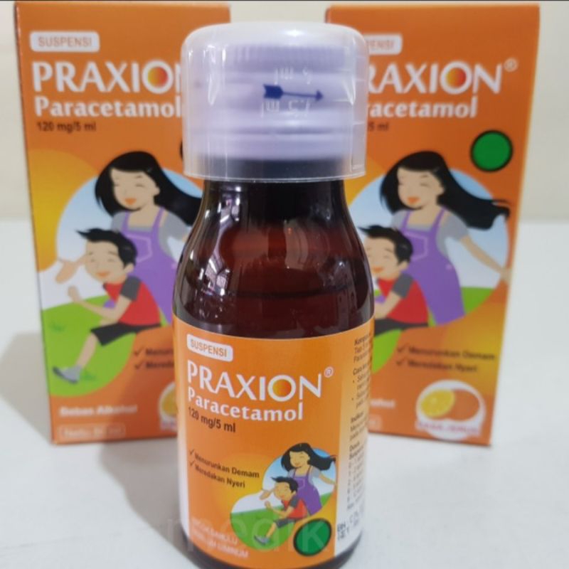 Jual PRAXION Paracetamol rasa jeruk, 60 ml | Shopee Indonesia