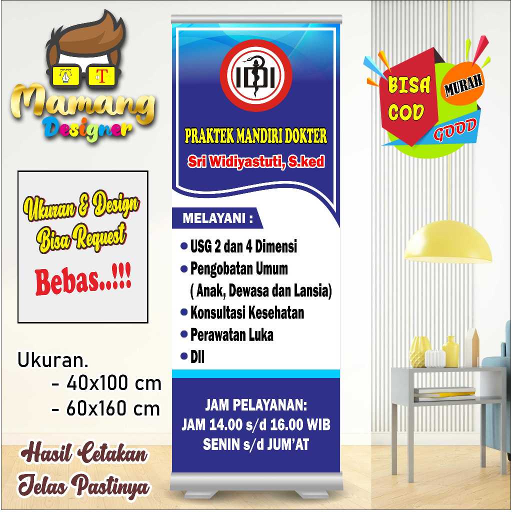 Jual Request Spanduk Banner Pelayanan Dokter Atau Praktek Mandiri bb ...