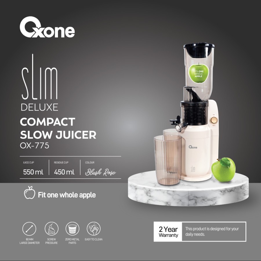 Jual Oxone OX 775 slim deluxe compact slow juicer OX775 Garansi Resmi | Shopee Indonesia