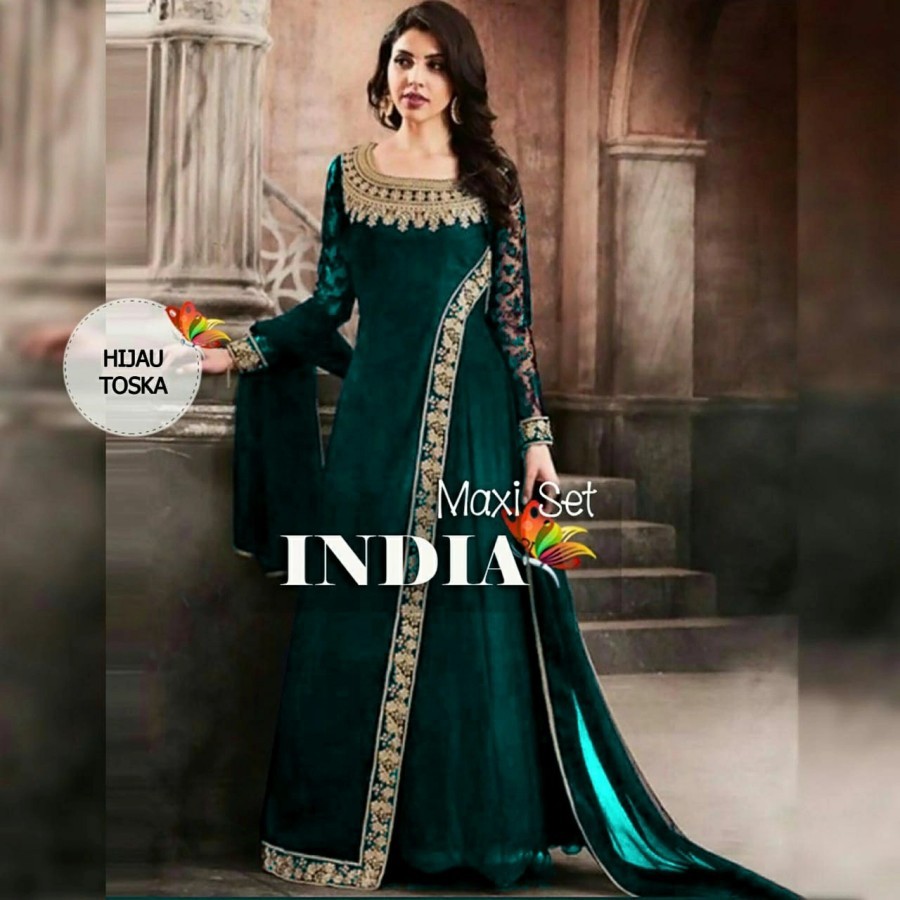 Jual Gamis India Model Terbaru Lebaran Maxi Rani Masa Kini Trandi Hari ...