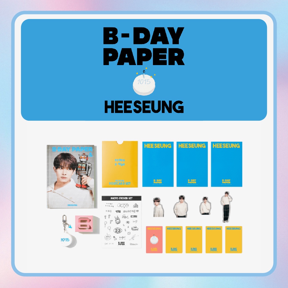 Jual Heeseung B-Day Paper (Enhypen Heeseung Birthday Merch) | Shopee ...