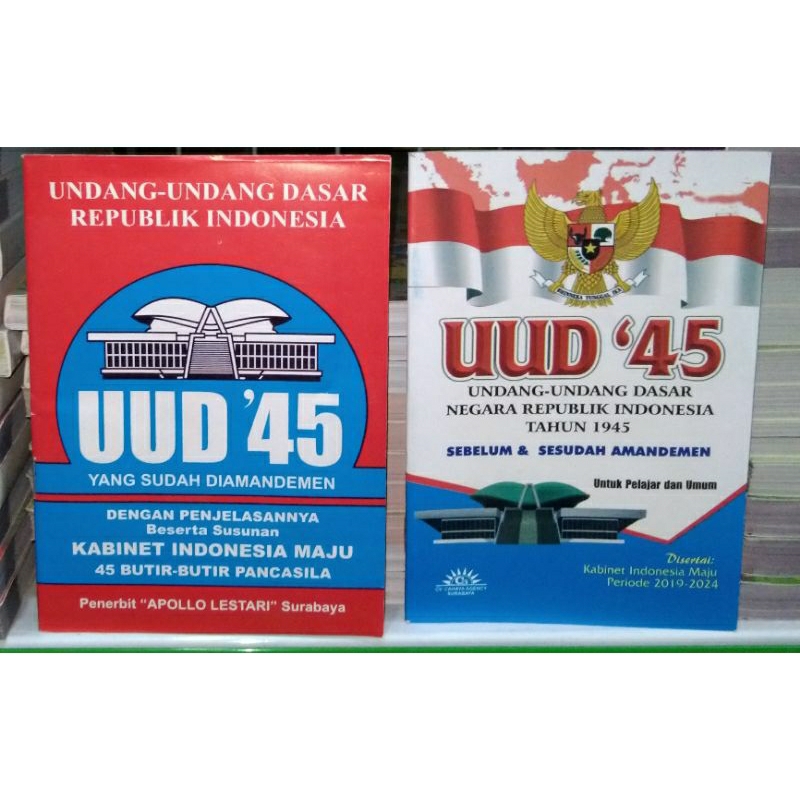 Jual UUD '45 REPUBLIK INDONESIA yang Sudah Diamandemen | Shopee Indonesia