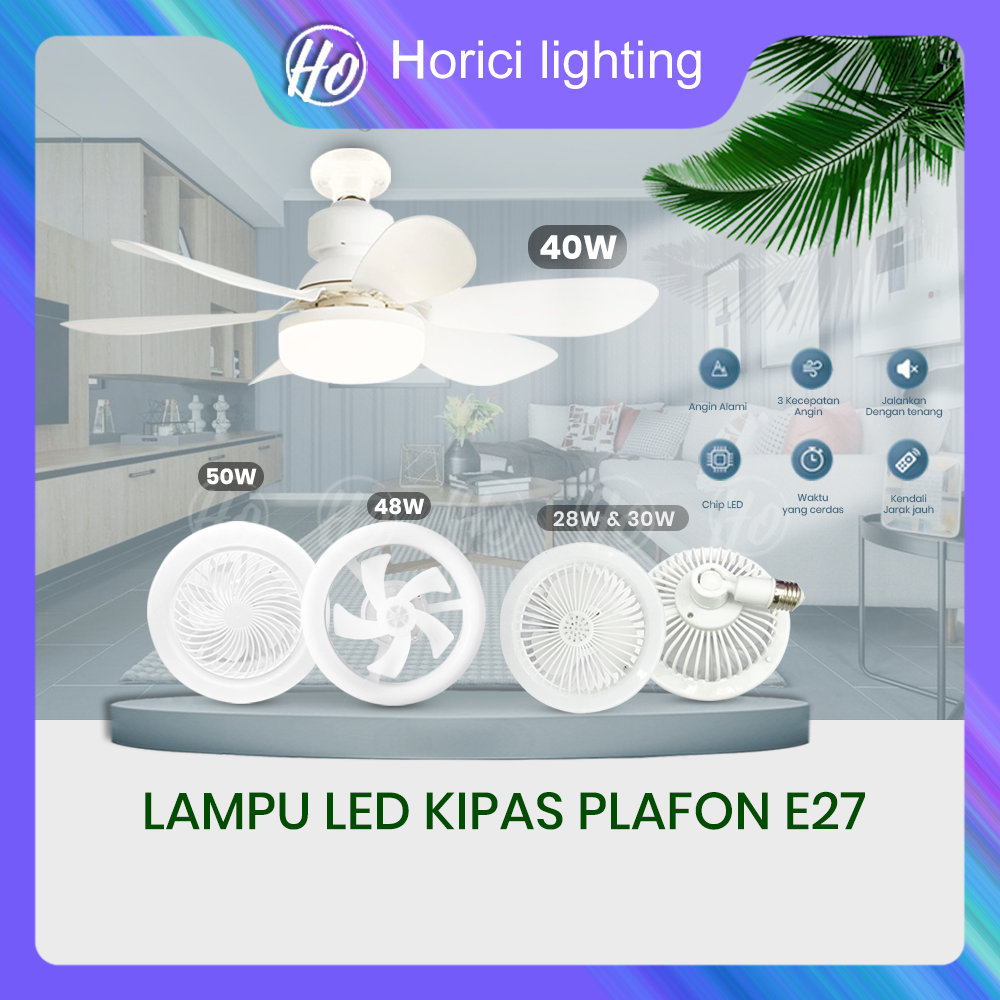 Jual [COD|Ready Stock] HORICI Lampu Kipas Angin AC E27 30/50Watt Lampu ...