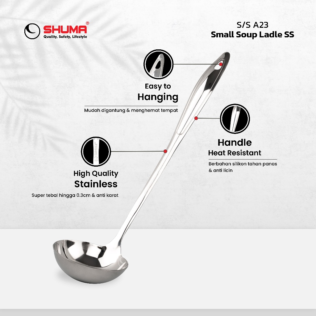 Jual Shuma Full Stainless High Quality Soup Ladle/Centong Sayur Alat ...