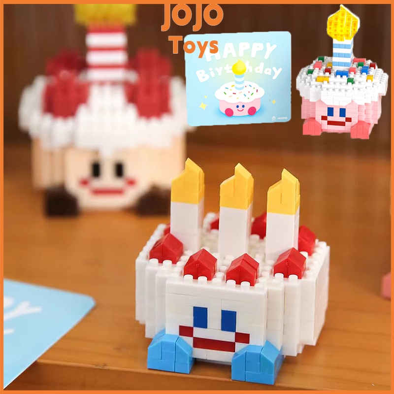 Jual JOJO Mainan Blok Balok Susun Mini Cake /Kue Ulang Tahun Building ...
