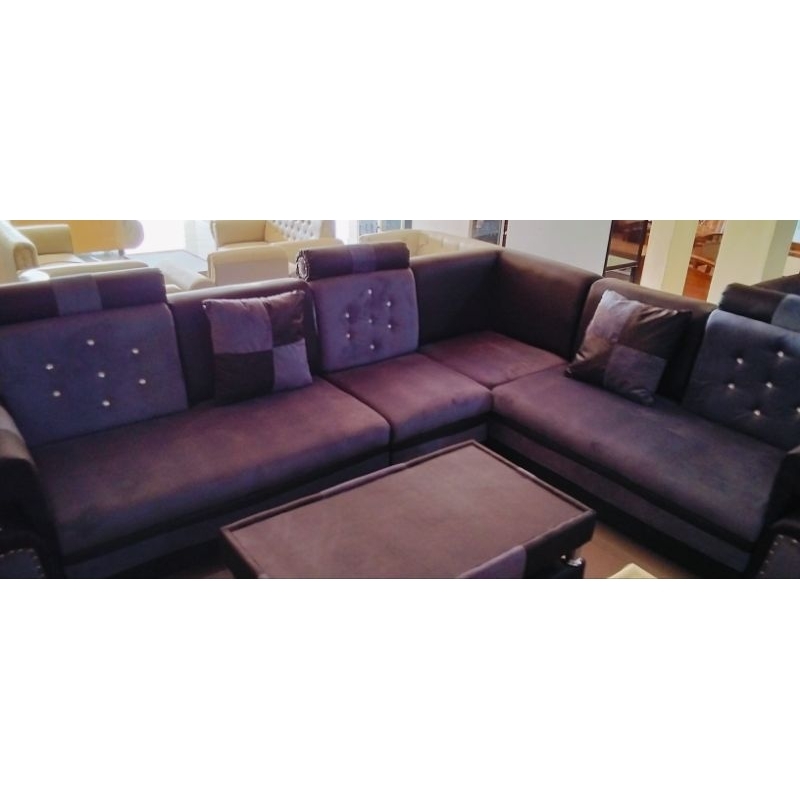 Jual Sofa L Minimalis Bludru | Shopee Indonesia