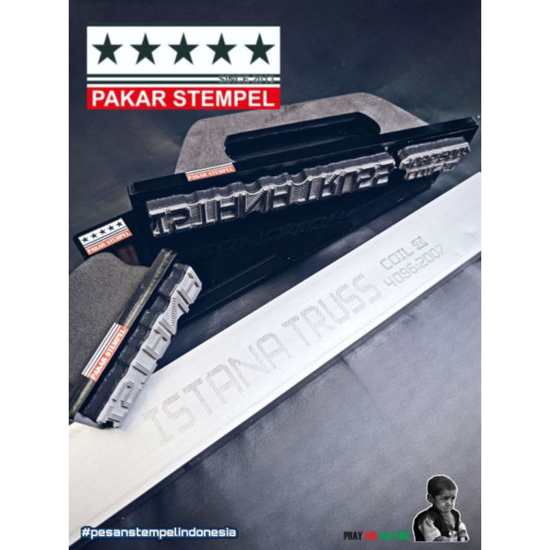 Jual stempel custom media besi | Shopee Indonesia