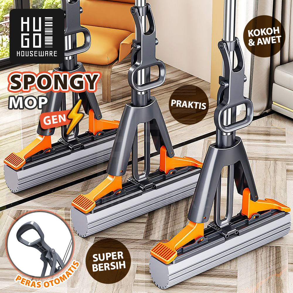 Jual Alat Pel Lantai Spons Ultra Mop Spongy - Pel Lantai Karet Praktis ...