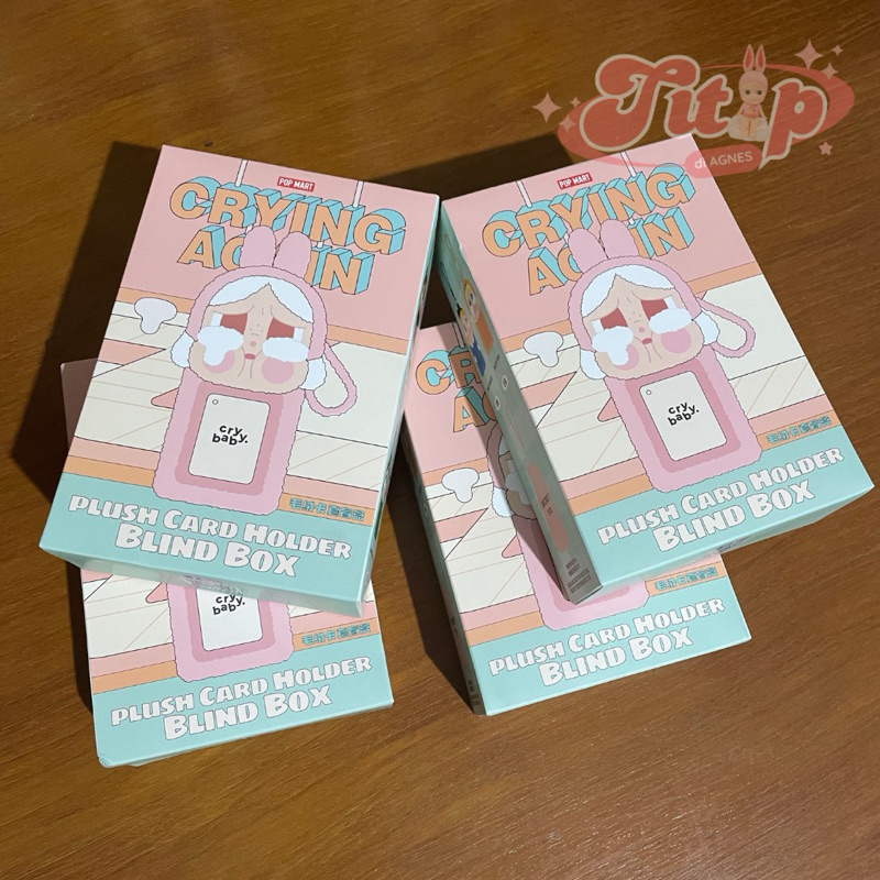 Jual READY STOCK Cry Baby Crying Again Plush Card Holder Blind Box Pop ...