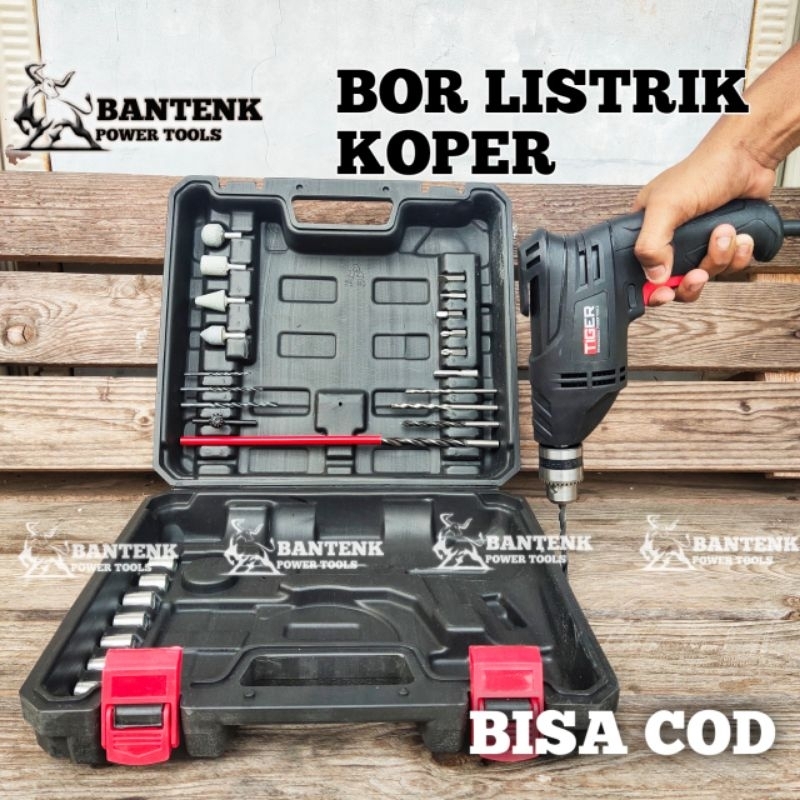 Jual MESIN BOR LISTRIK BOLAK BALIK LENGKAP TIGER 103 KOPER. BOR LISTRIK ...