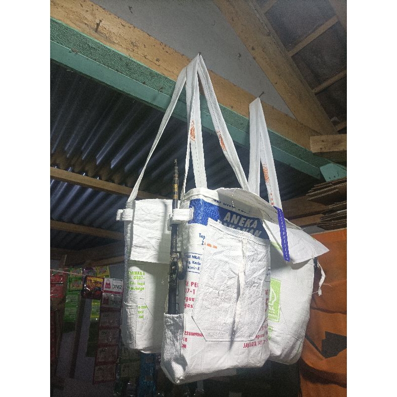 Jual tas bagor ada tempat pancing / tas karung / tas pancing | Shopee ...