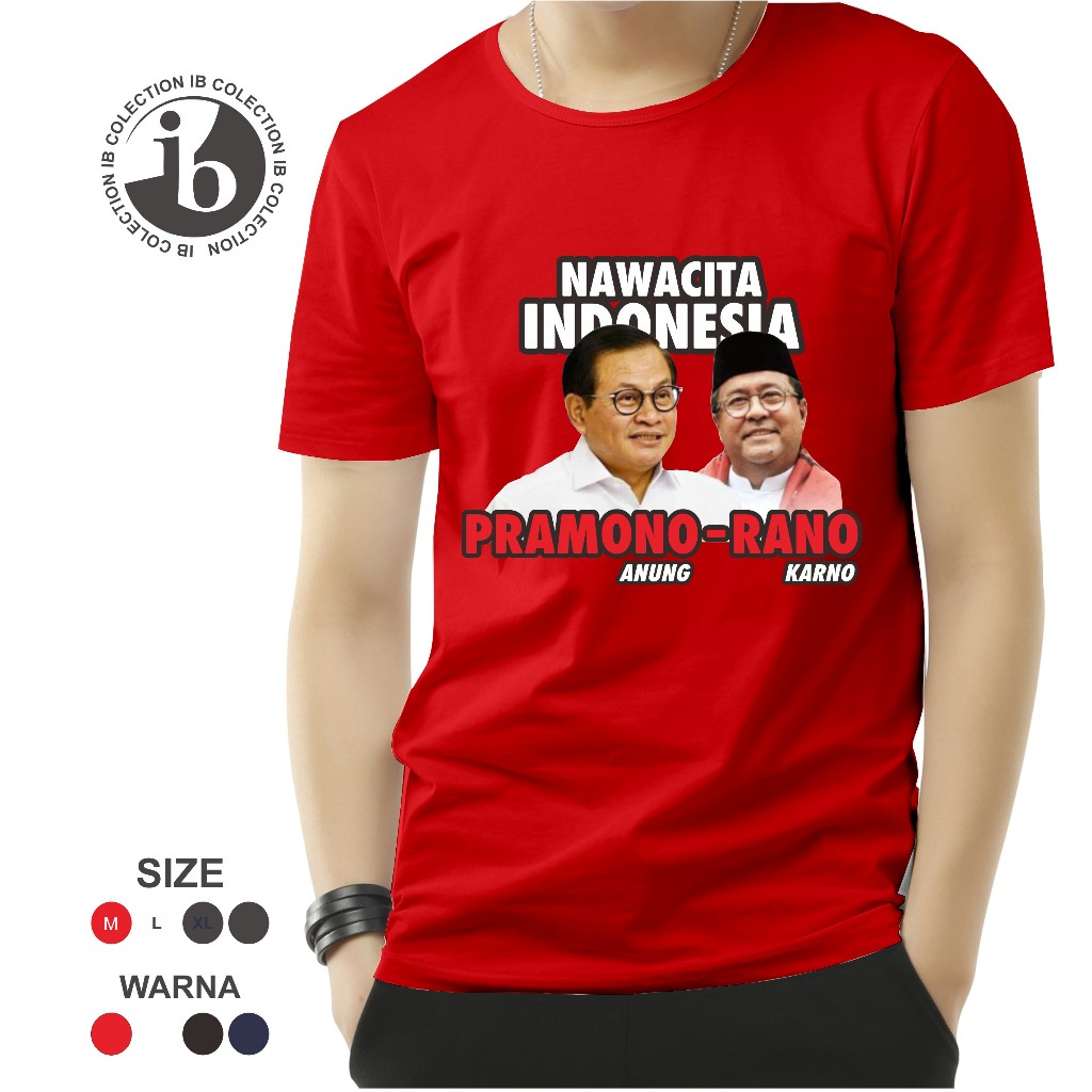 Jual Kaos T-shirt Pria Wanita Kaos Murah Sablon Dtf PRAMONO - RANO | Shopee Indonesia