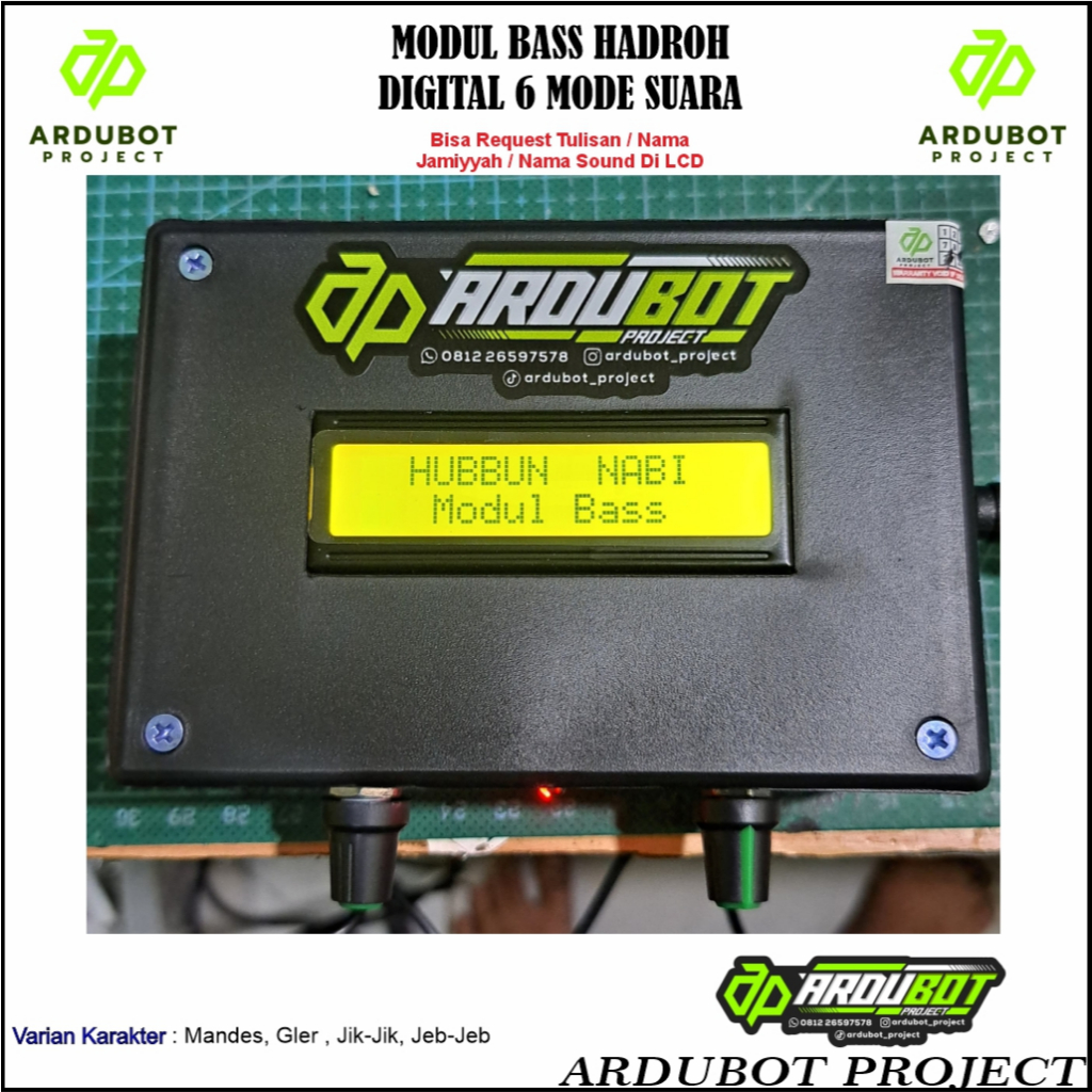 Jual DM5 Modul Bass Hadroh Digital 6 Preset Mode - Anti Delay ...