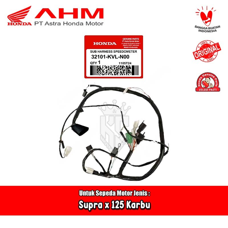 Jual Wayar Kabel Speedo KM Kilometer Honda Supra x 125 Karbu Original AHM 32101-KVL-N00 | Shopee ...