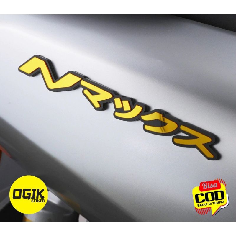 Jual EMBLEM NMAX KANJI, LOGO NMAX KAJIN JAPAN | Shopee Indonesia