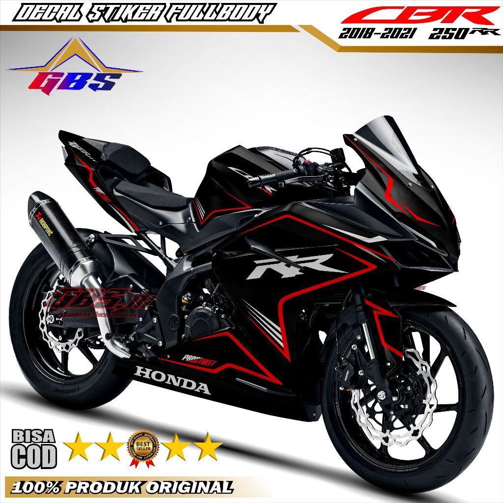 Jual Decal Honda CBR 250 RR Stiker List Racing Full Body Sticker Decal ...