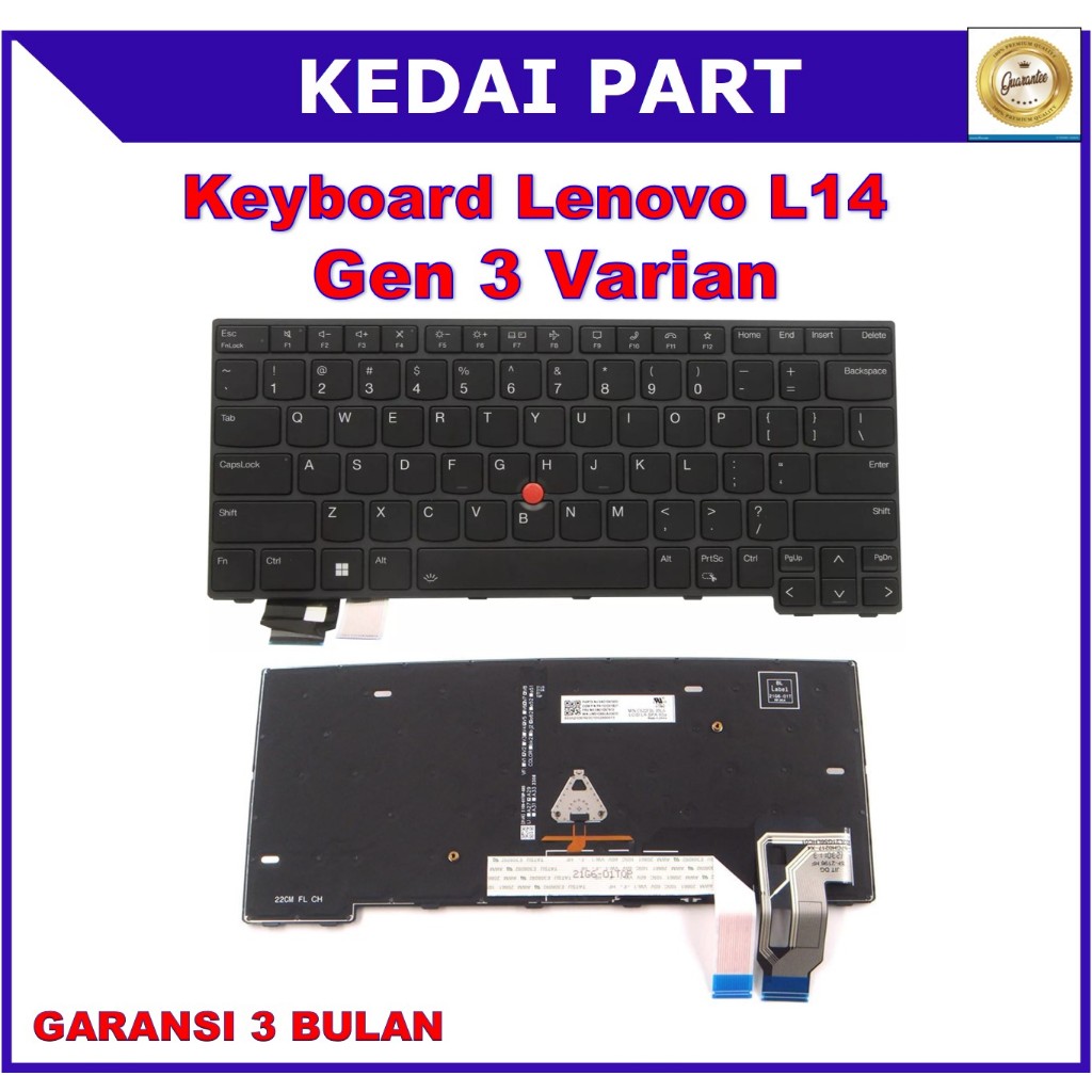 Jual Keyboard Lenovo Thinkpad L14 Gen3 Gen 3 Gen4 Gen 4 T14 Gen3 Gen 3 ...