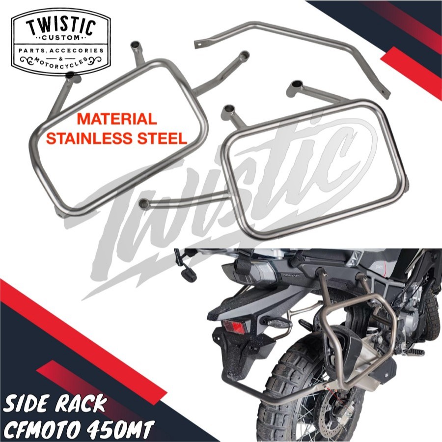 Jual Side Rack Bracket Rak Box Tas Pannier Samping Kanan Kiri Set ...