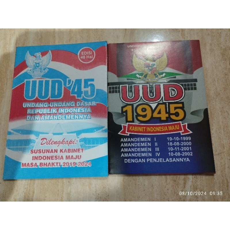 Jual buku UUD 45 uk. 15*10cm | Shopee Indonesia