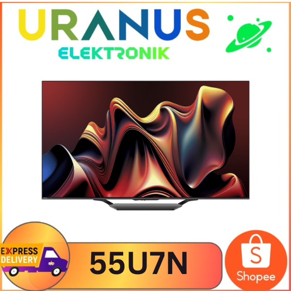 Jual Hisense 55U7N Smart Tv Mini Led 55 Inch 4k Uhd | Shopee Indonesia