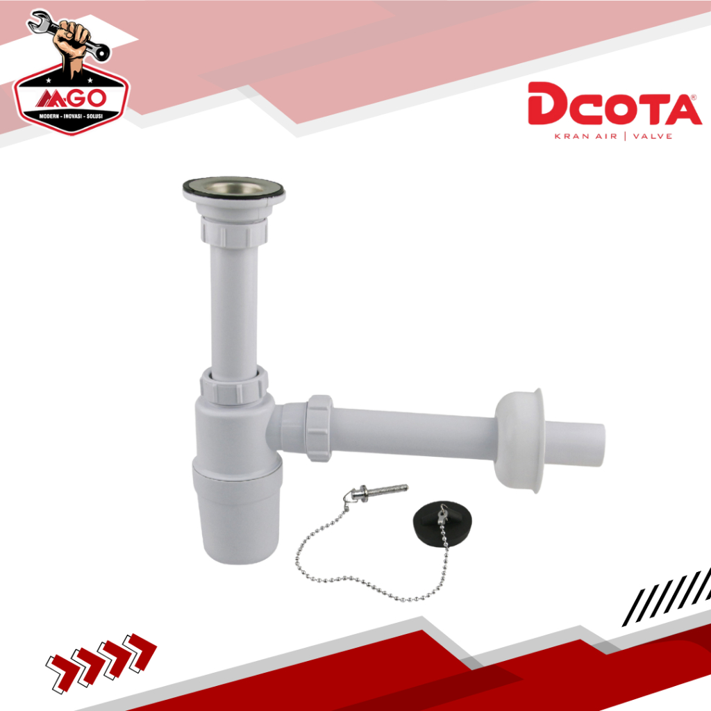 Jual Dcota Sifon Botol Plastik / Sifon Wastafel Pembuangan Air (1 1/4 ...