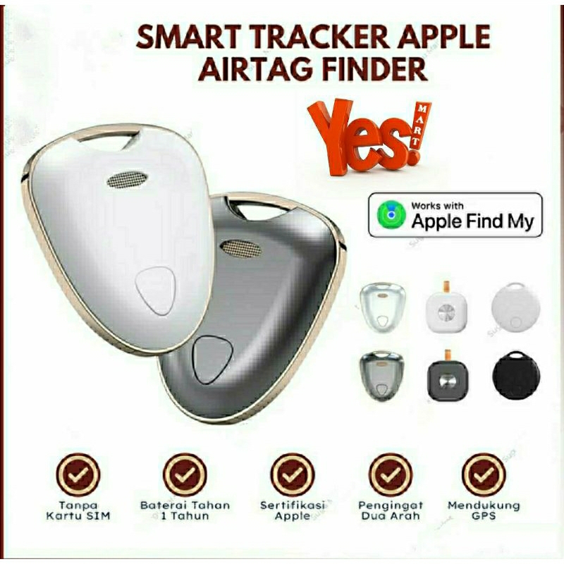 Jual Alat Pelacak Tracking Smart Tracker Apple Airtag Finder Bluetooth ...
