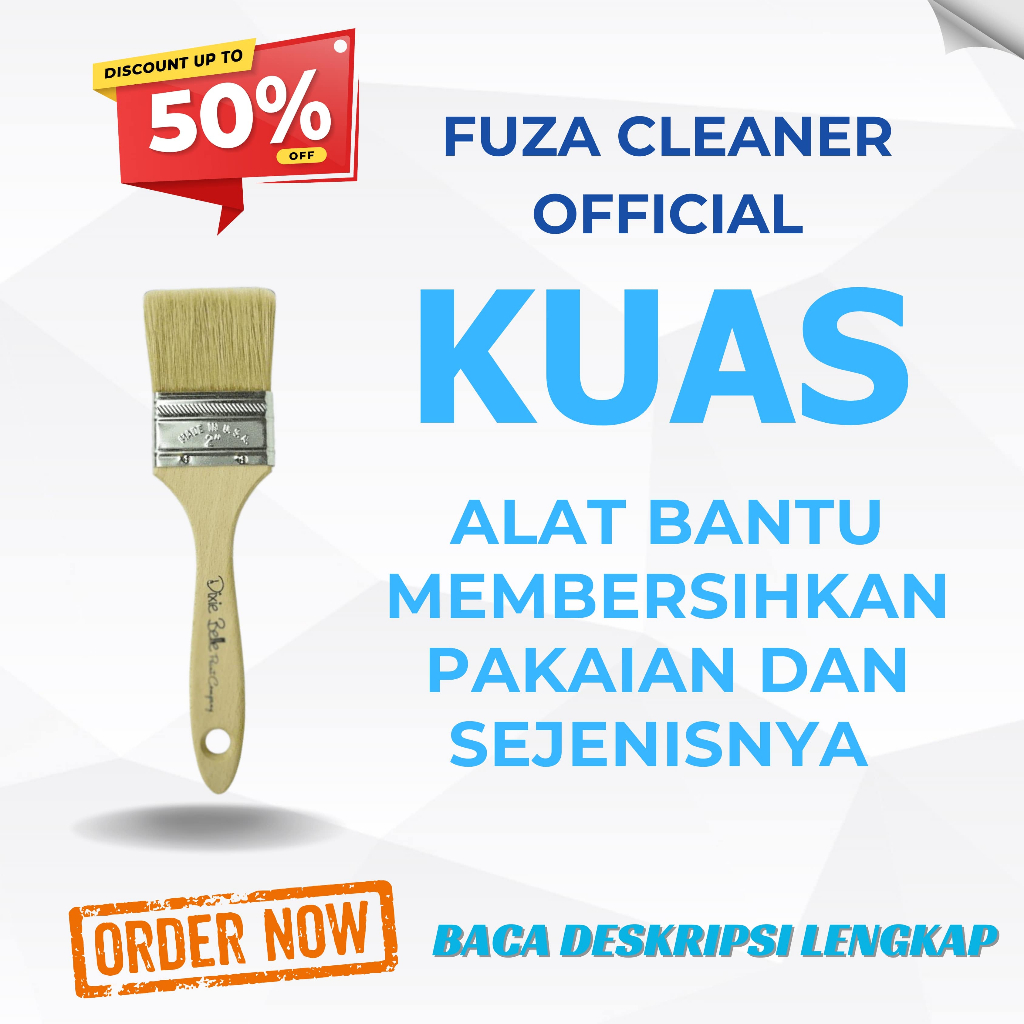 Jual Kuas Cat Tembok Kuas Kayu Besi Kuas Gagang Serbaguna Kuas Kue Kuat ...