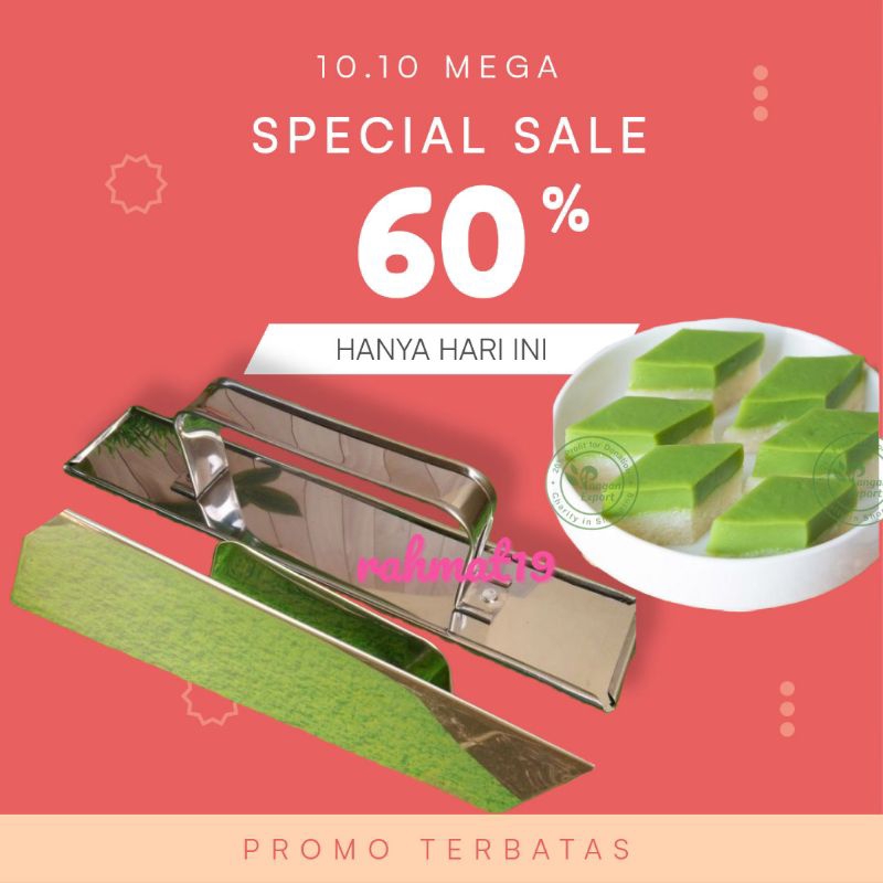 Jual penggaris kue talam / jidar kue lapis pepe /alat potong kue ...
