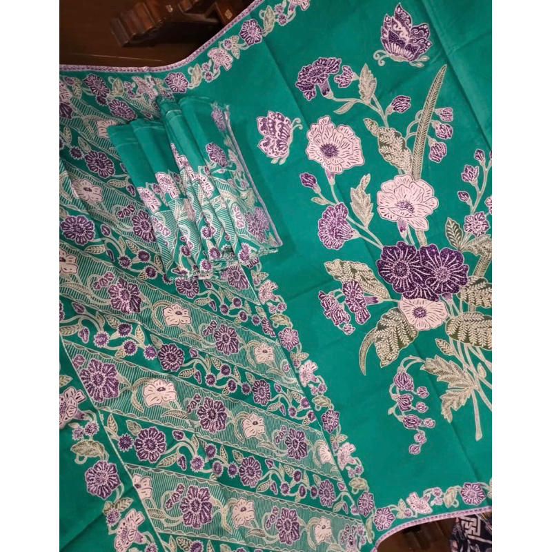 Jual PREMIUM!! KAIN BATIK ENCIM KOMBINAIS TULIS KODE 001K/ BAHAN KATUN ...
