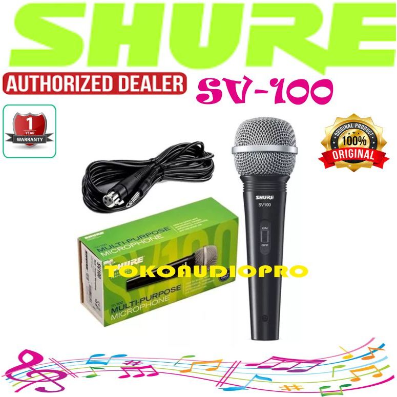 Jual Shure Sv100 Dynamic microphone Shure SV-100 Original | Shopee Indonesia