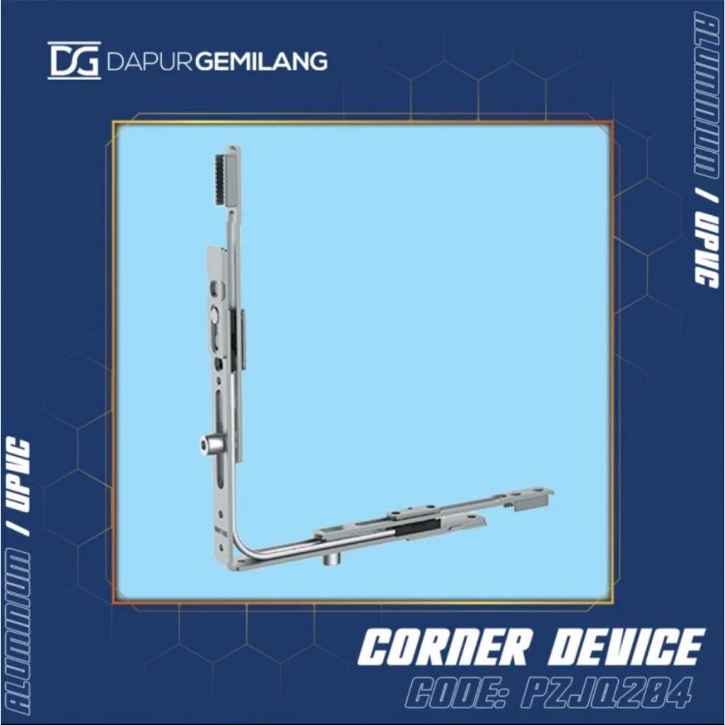 Jual L CORNER DEVICE SERIES / Aksesoris Sudut Jendela uPVC by KIN LONG ...