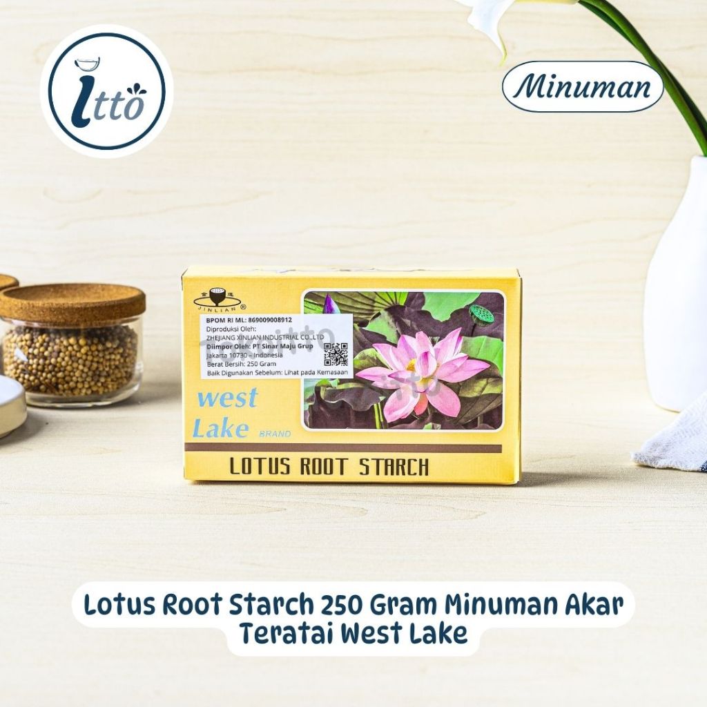 Jual Lotus Root Starch 250 Gram Minuman Akar Teratai West Lake | Shopee ...