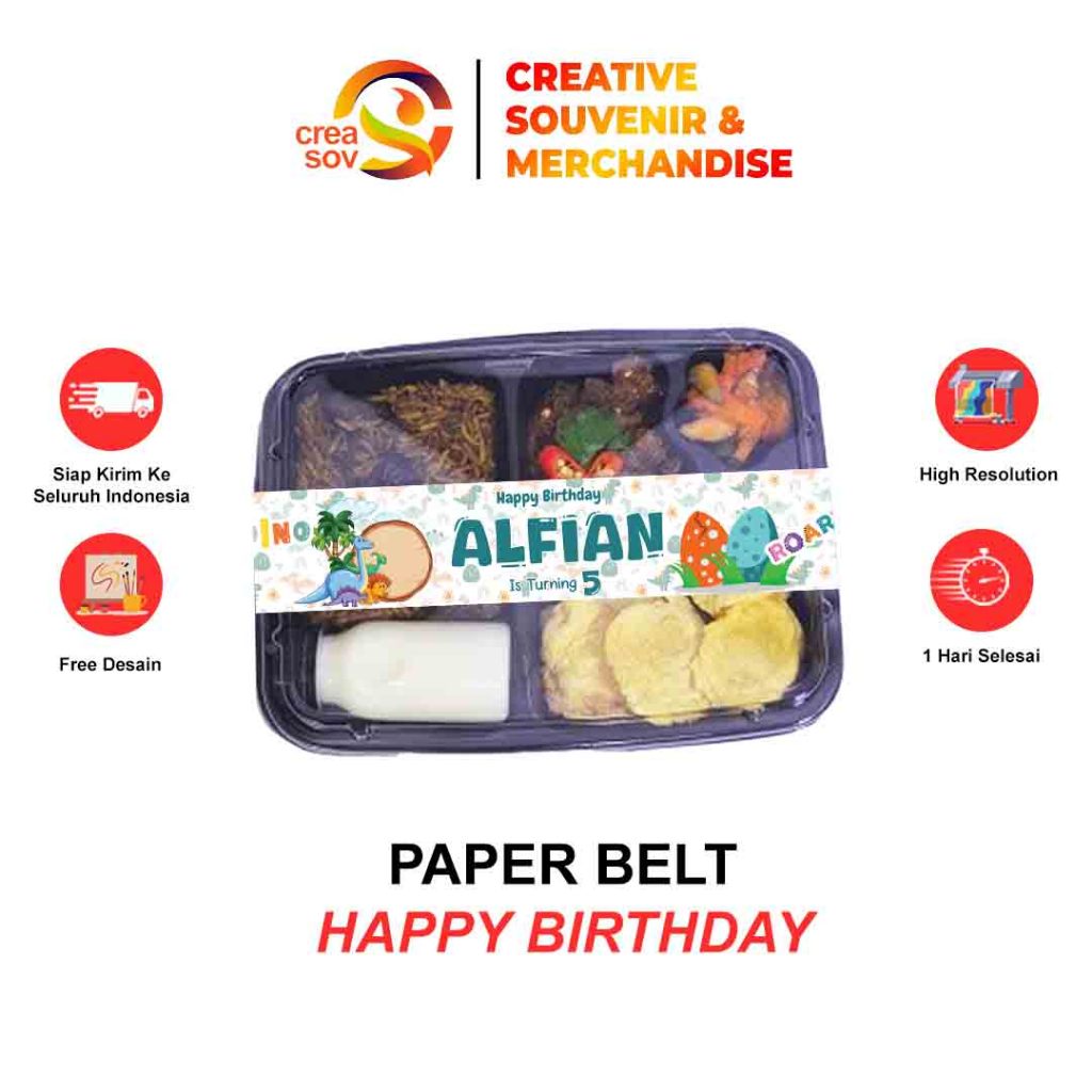 Jual Creasov - Paper Belt Ulang Tahun Anak Paperbelt Birthday Paper ...