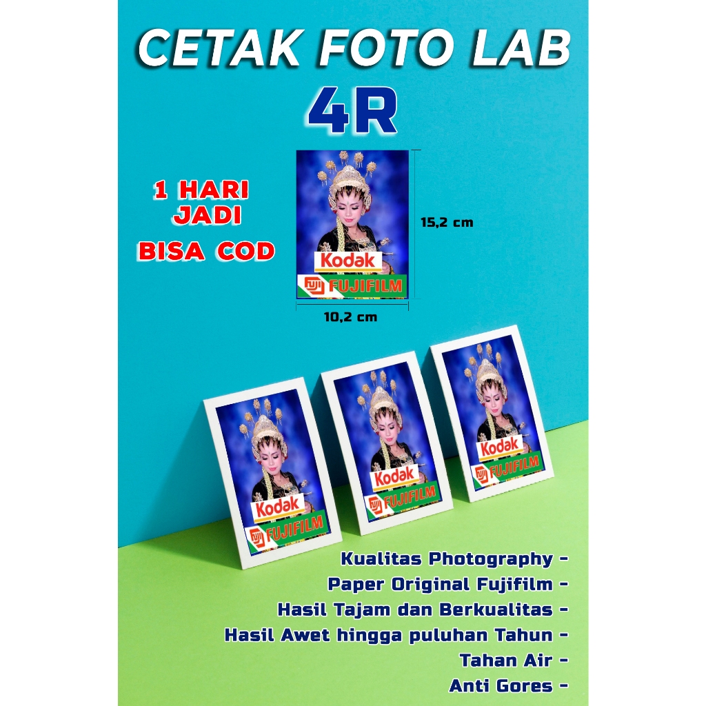 Jual Cetak Foto 4R - Paper Original Fujifilm | Shopee Indonesia