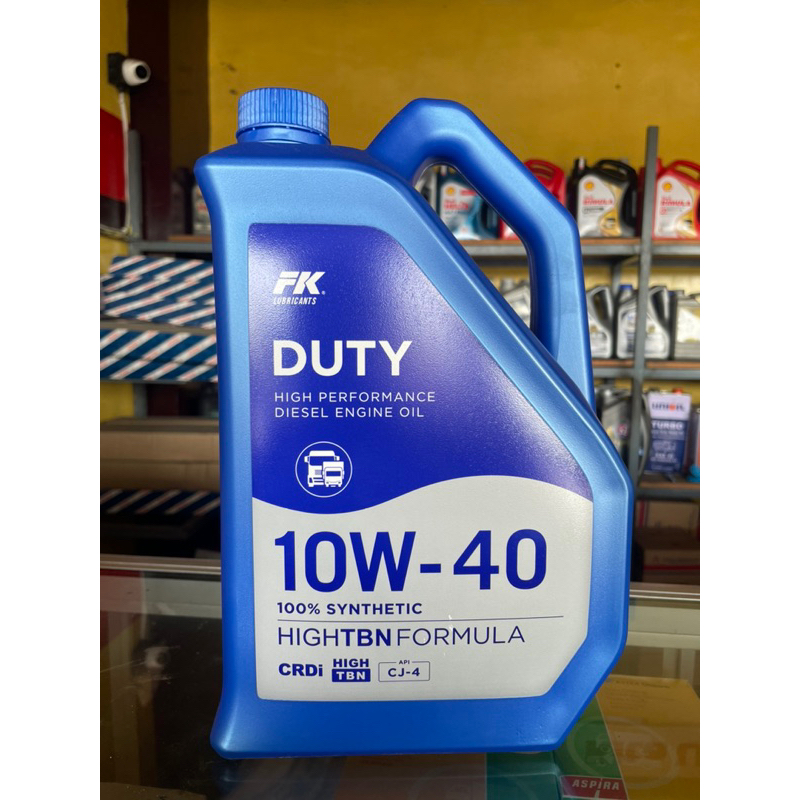Jual oli mesin FK DUTY 10/40 diesel CJ kemasan 4 ltr | Shopee Indonesia
