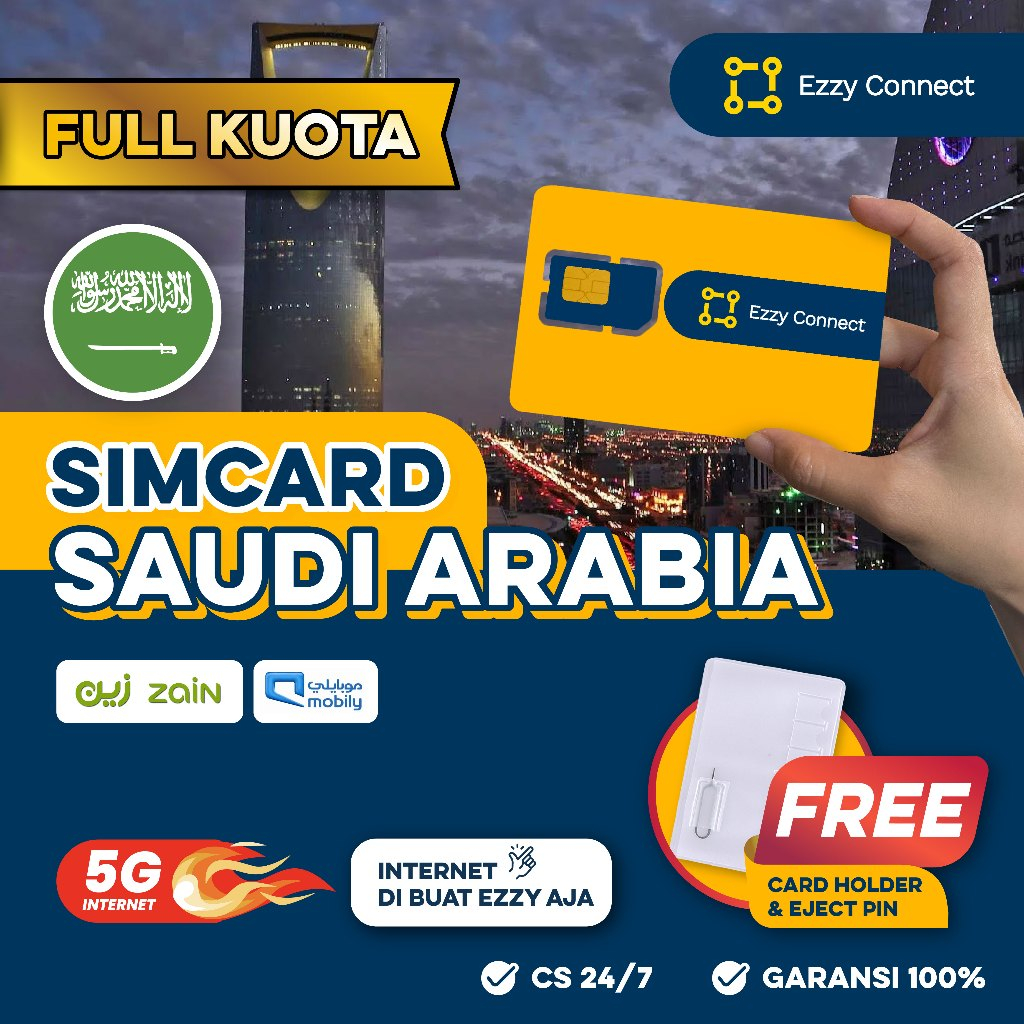 Jual SimCard Saudi Arabia BIG DATA by EzzyConnect | Saudi Arabia ...