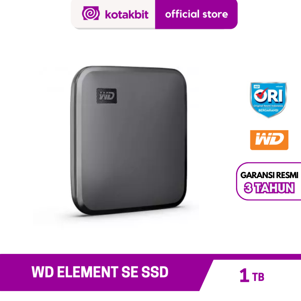 Jual WD Elements SE SSD 1TB External Eksternal Element Portable Elemen ...