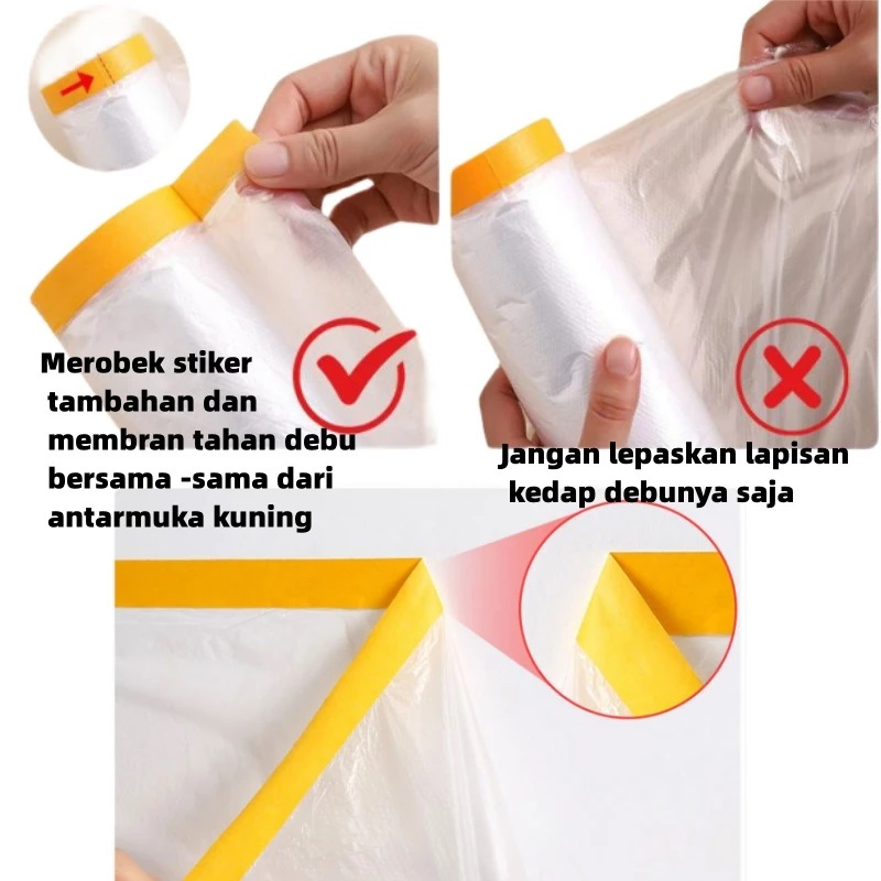 Jual Plastik Bening Besar + ISOLASI | Plastik Koran Bahan Film ...