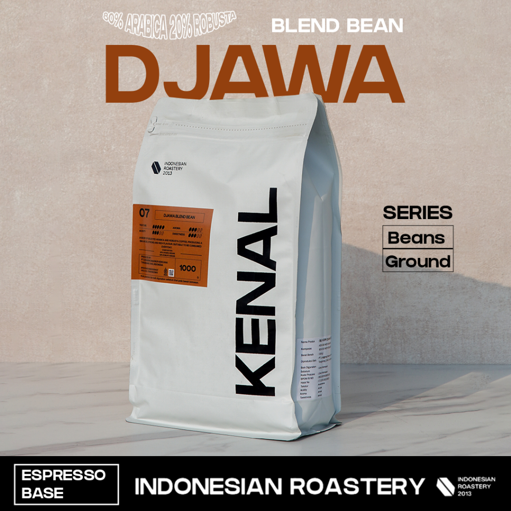 Jual Kenal Coffee Djawa Blend Espresso Kopi Indonesia 60% Robusta 40% ...