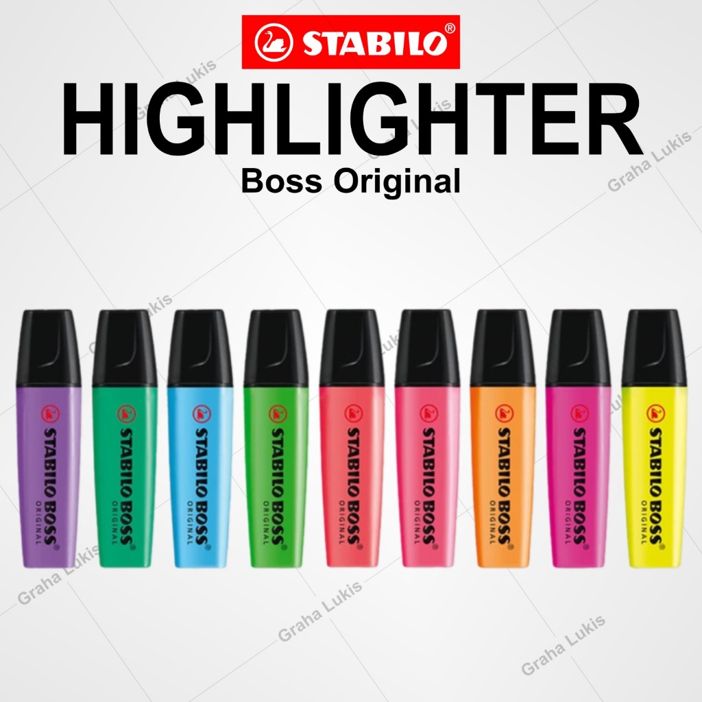 Jual STABILO BOSS ORIGINAL HIGHLIGHTER | Shopee Indonesia