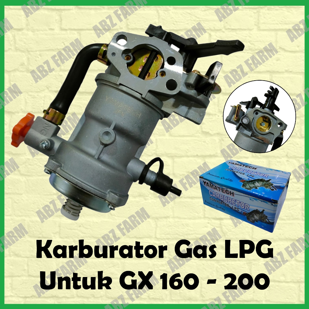 Jual Carburetor Converter LPG karburator / karbu gas LPG GX 160 - GX 200 | Shopee Indonesia