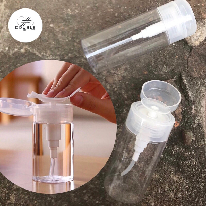 Jual Botol Pompa Penghapus Makeup Isi Ulang Premium/ Botol Pump Make Up ...