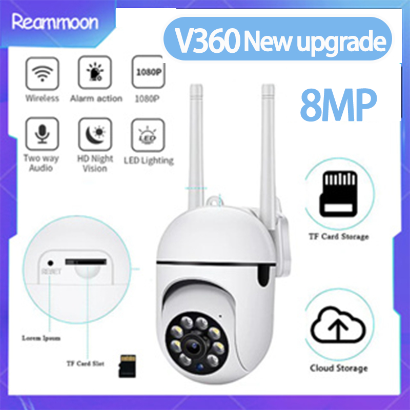 Jual CCTV Kamera Wifi Mini CCTV Outdoor IP Camera V360 NEW Upgraded ...
