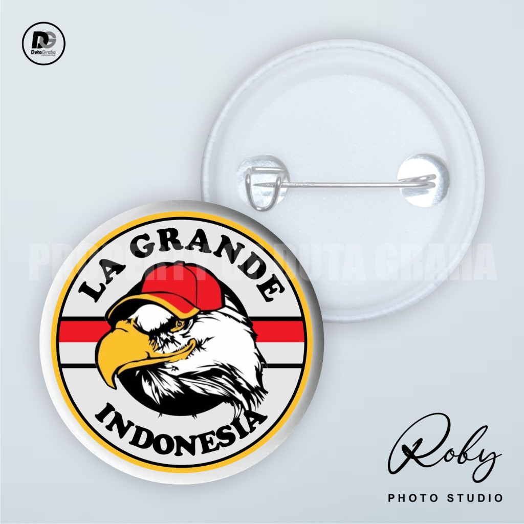 Jual [PIN PRESS] LA GRANDE INDONESIA Pin Bros Aksesoris Souvenir ...
