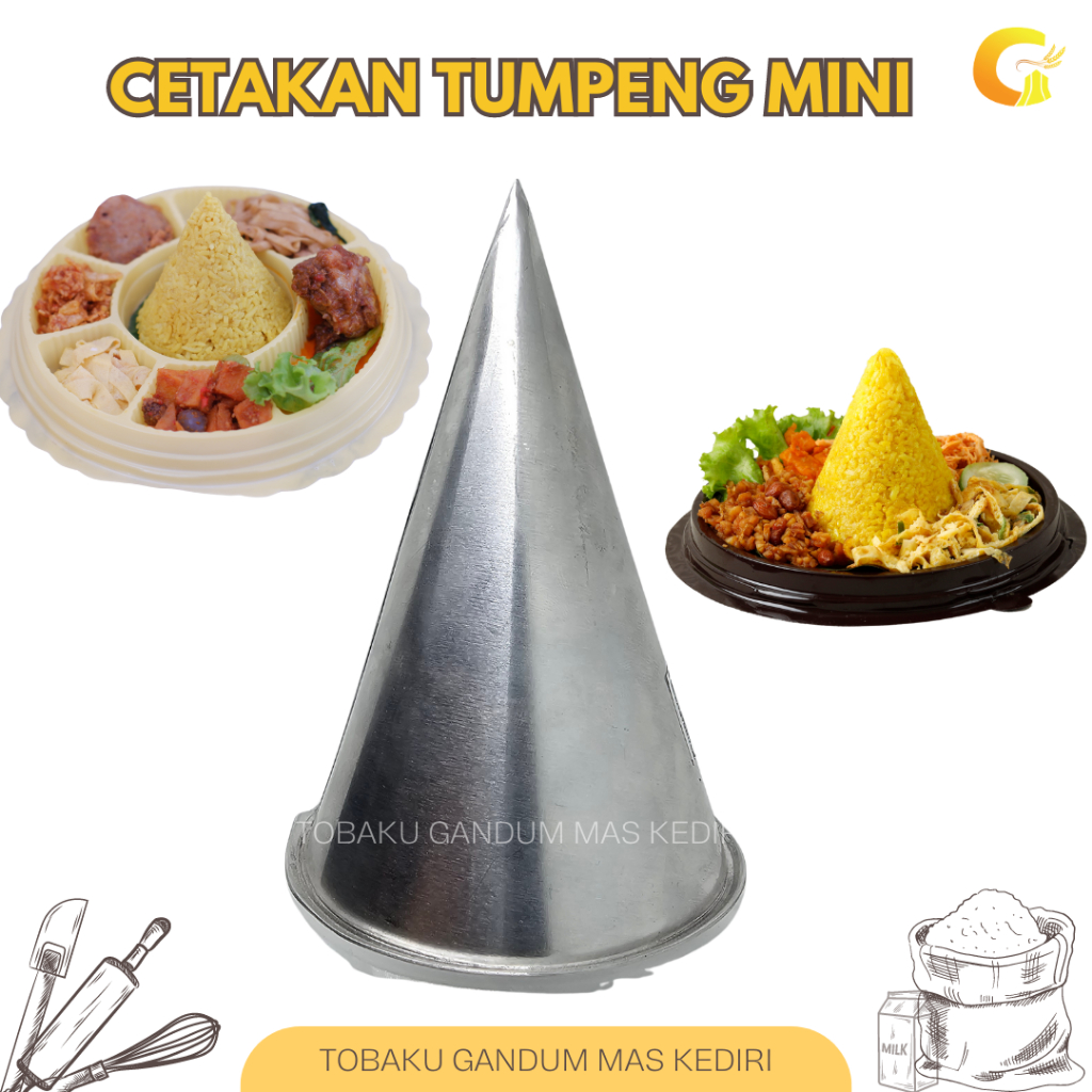 Jual Cetakan Nasi Tumpeng Mini D8 T12 Cetakan Kerucut | Shopee Indonesia