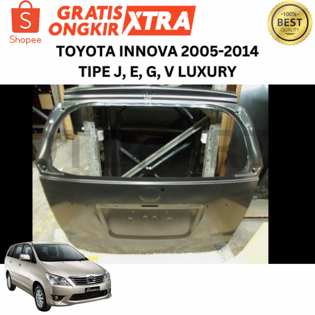 Jual PINTU KAP BAGASI BACK DOOR GRAND INNOVA BARONG 2005 2006 2007 2008 ...